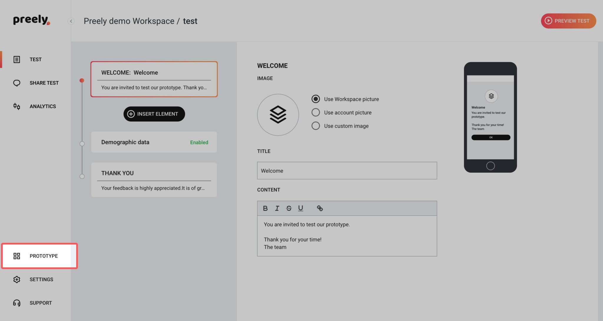Creating image prototypes - Step-by-step guide - Preely Academy