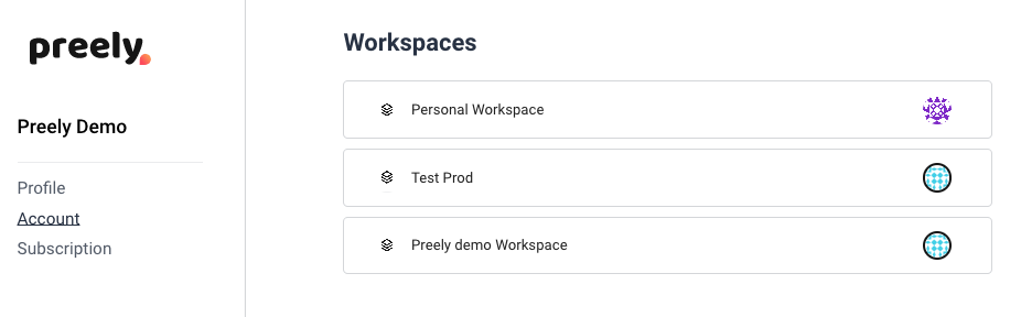 Preely Academy - admin - Free user and usability testing platform