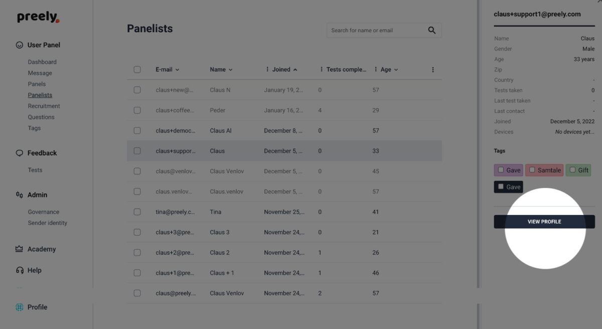 Panelist profile - Preely Academy