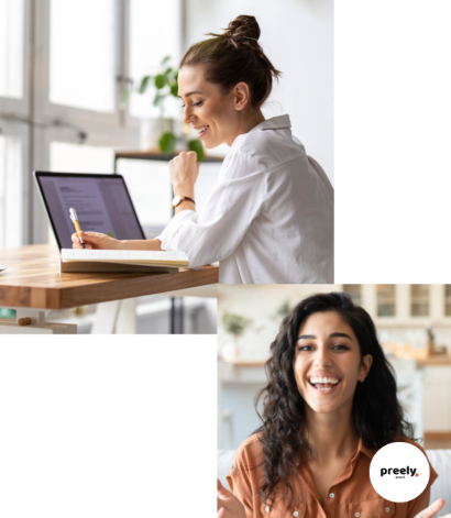 Panel sign up - Preely